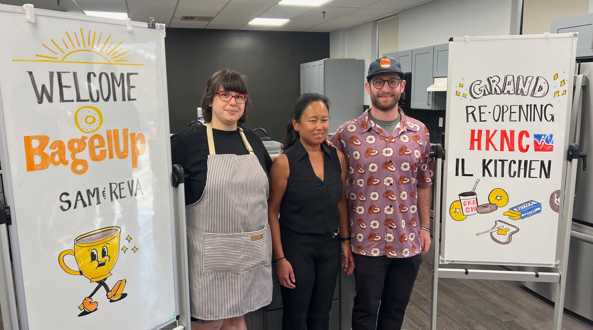 Helen Keller National Center launches renovated kitchen with bagel ...