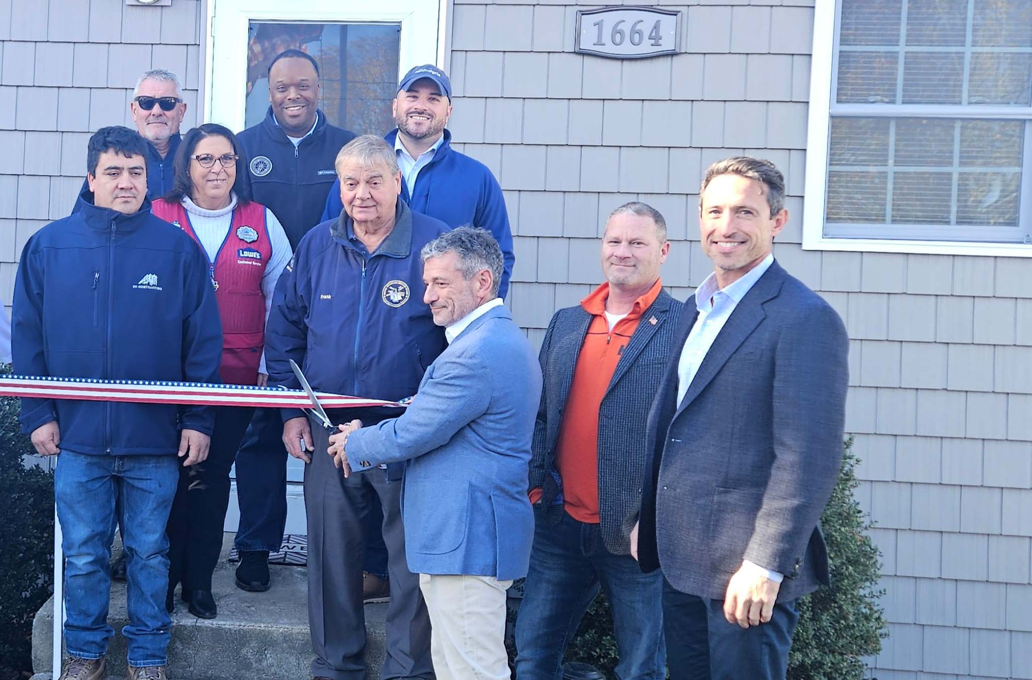 United Veterans Beacon House cuts ribbon on refurbished group home ...