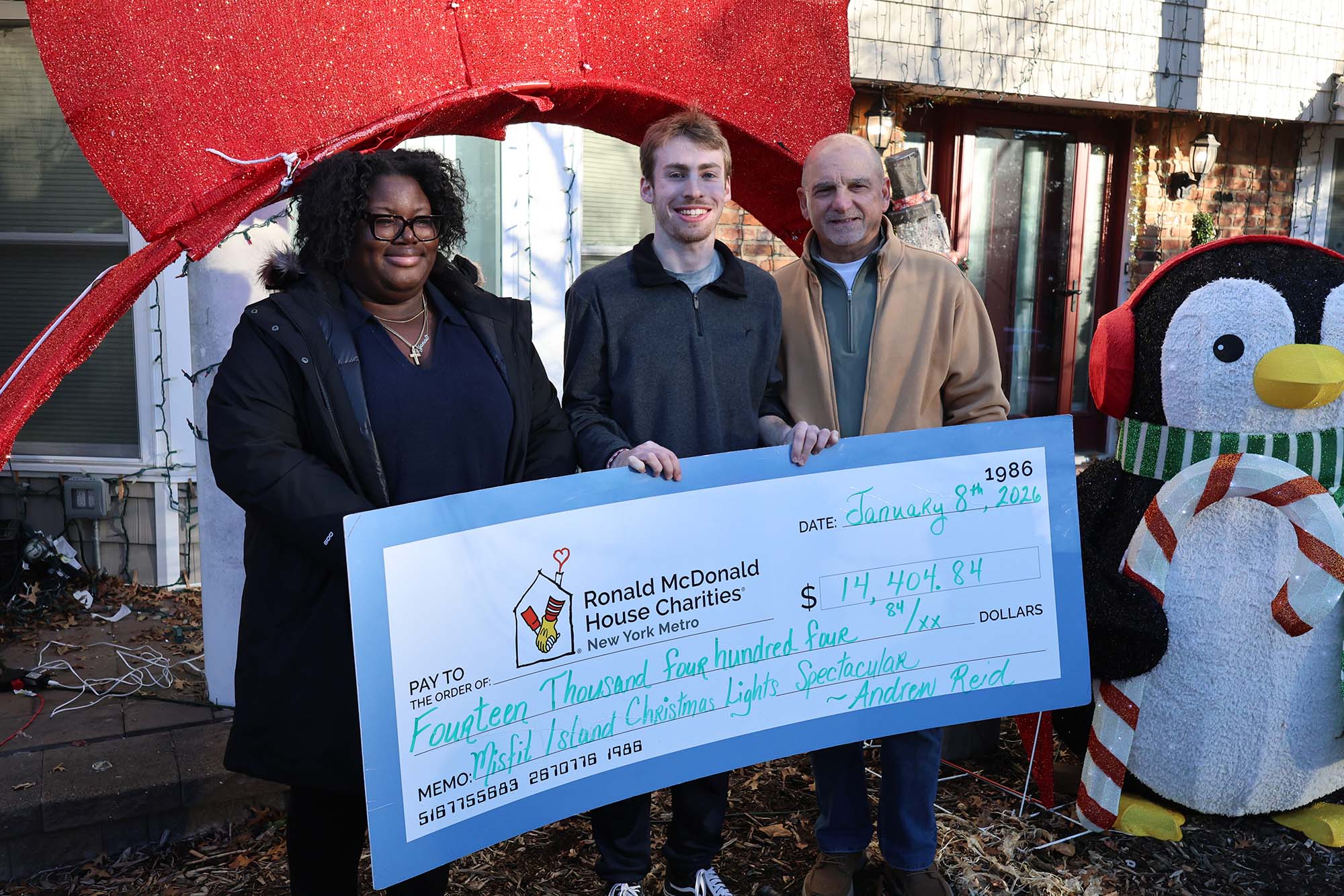 “Misfit Island” Christmas house creators donate over $14k to charity ...